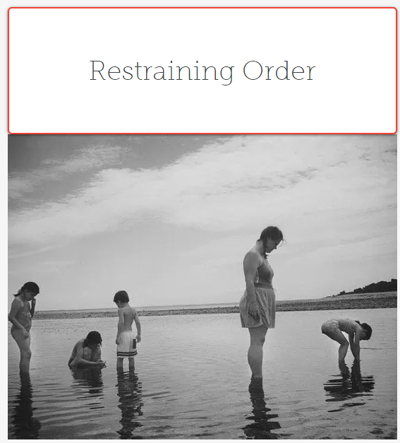 “Restraining Order” by Kirie Pedersen in Noctua Review – Kirie Pedersen